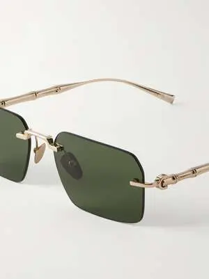 Gucci Bamboo Square-frame Sunglasses