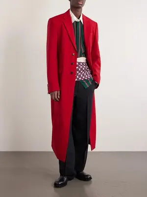 Dries Van Noten Wool Overcoat