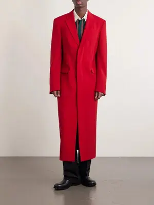 Dries Van Noten Wool Overcoat