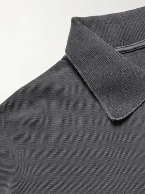 AGOLDE Curren Cotton-jersey Polo Shirt