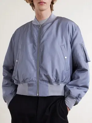 Auralee Silk-twill Bomber Jacket