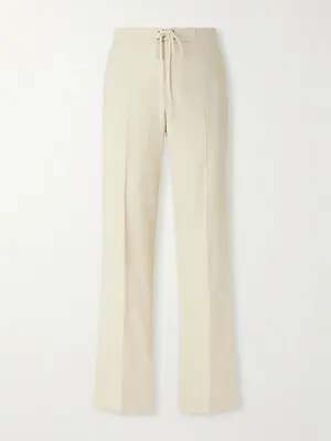 Auralee Straight-leg Oxford Trousers - Neutrals