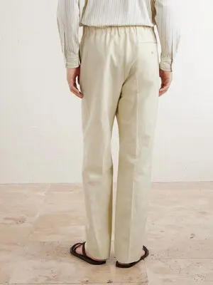 Auralee Straight-leg Oxford Trousers