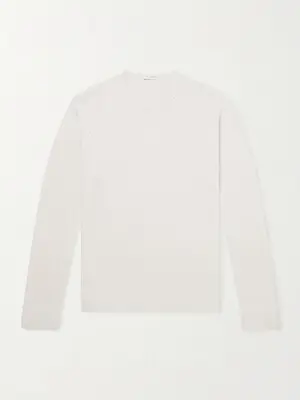 JAMES PERSE Supima Cotton-jersey Sweatshirt - Neutrals