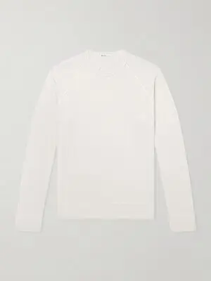 JAMES PERSE Supima Cotton-jersey Sweatshirt - White
