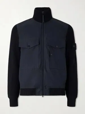 Stone Island Twisted Straight-leg Carpenter Jeans - Black