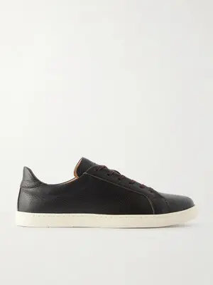 George Cleverley Jack Iii Deerskin Sneakers - Brown