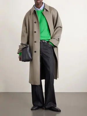 Auralee Melton Wool Coat