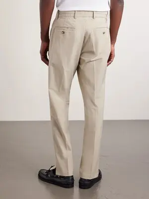 JAMES PERSE Golf Slim-fit Stretch Cotton-blend Trousers - Neutrals