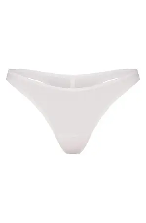SKIMS Everyday Cotton Thong - Snow