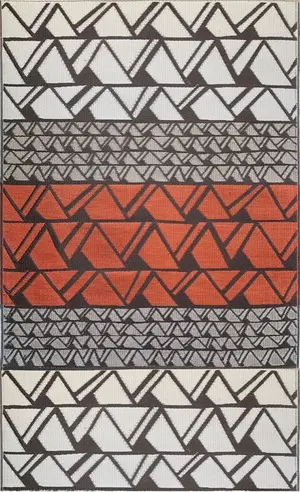 MAD MATS Zig Zag Rug - Oxide - 2.5'x8'