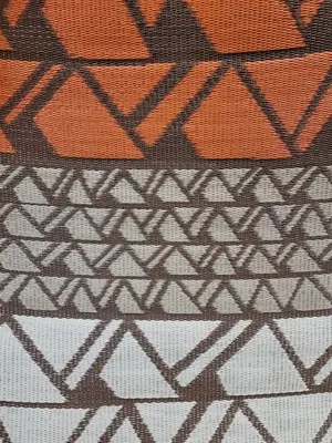 MAD MATS Zig Zag Rug - Oxide - 2.5'x8'