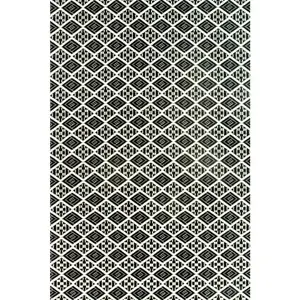 MAD MATS Scotch Rug Black White - 5'x8'