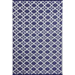 MAD MATS Scotch Rug Blue White - 5'x8'