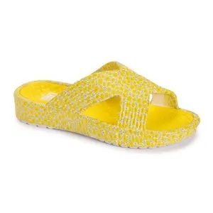 MUK LUKS Spa Day Sandal - Lemon Floral