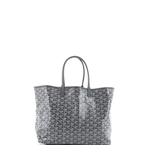 Goyard Saint Louis Pm Tote Coated Canvas - Gray
