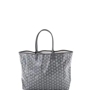 Goyard Saint Louis Pm Tote Coated Canvas - Gray