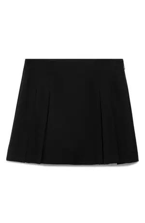 Mango Pleated Miniskirt