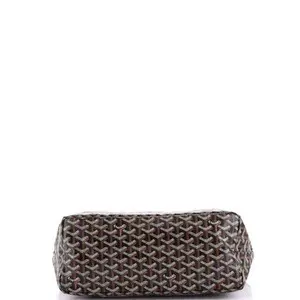 Goyard Saint Louis Pm Tote Coated Canvas - Black