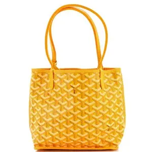 Goyard Anjou Reversible Tote Coated Canvas Mini - Yellow