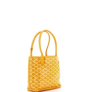 Goyard Anjou Reversible Tote Coated Canvas Mini - Yellow