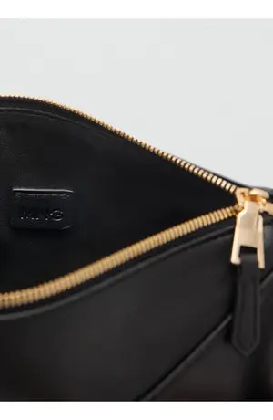 Mango Faux Leather Crossbody Bag