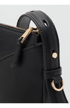 Mango Faux Leather Crossbody Bag
