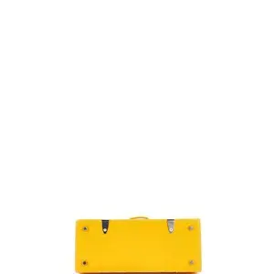 Goyard Saigon Top Handle Bag Coated Canvas With Leather Pm - Yellow