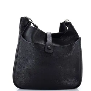Hermès Evelyne Bag Gen Iii Clemence Gm - Black