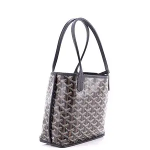 Goyard Anjou Reversible Tote Coated Canvas Mini - Black