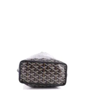 Goyard Anjou Reversible Tote Coated Canvas Mini - Black