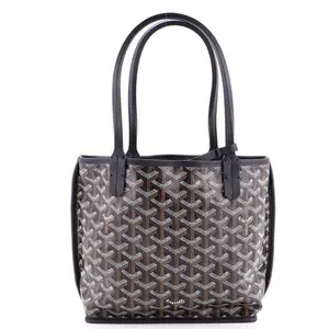 Goyard Anjou Reversible Tote Coated Canvas Mini - Black