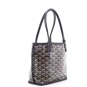 Goyard Anjou Reversible Tote Coated Canvas Mini - Black