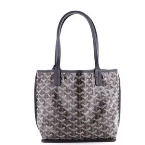 Goyard Anjou Reversible Tote Coated Canvas Mini - Black