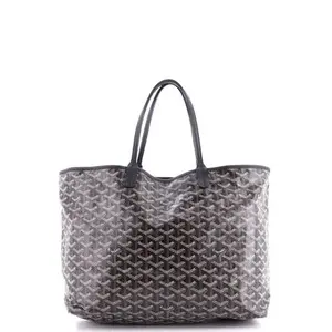 Goyard Saint Louis Pm Tote Coated Canvas - Black