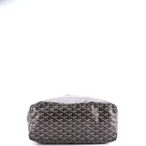 Goyard Saint Louis Pm Tote Coated Canvas - Black