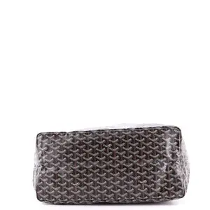 Goyard Saint Louis Gm Tote Coated Canvas - Black