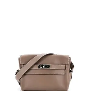 Hermès Kelly Messenger Bag Evercolor Pm - Grey