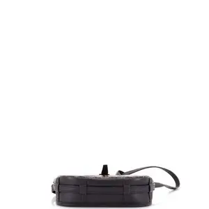 Goyard Belvedere Ii Messenger Bag Coated Canvas Pm - Black