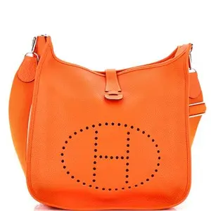 Hermès Evelyne Bag Gen Iii Clemence Gm - Orange