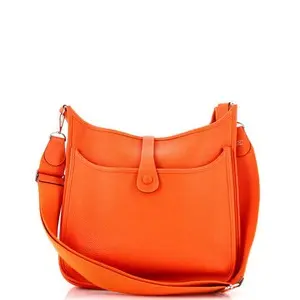 Hermès Evelyne Bag Gen Iii Clemence Gm - Orange