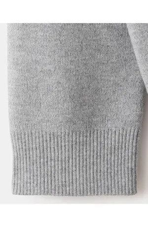 Mango V-neck Cardigan - Medium Heather Grey