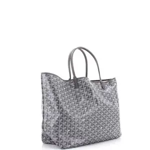Goyard Saint Louis Tote Coated Canvas Gm - Grey