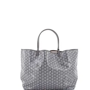 Goyard Saint Louis Tote Coated Canvas Gm - Grey