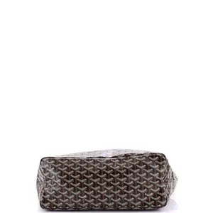 Goyard Saint Louis Pm Tote Coated Canvas - Black