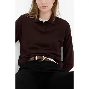 Mango Collared Polo Sweater