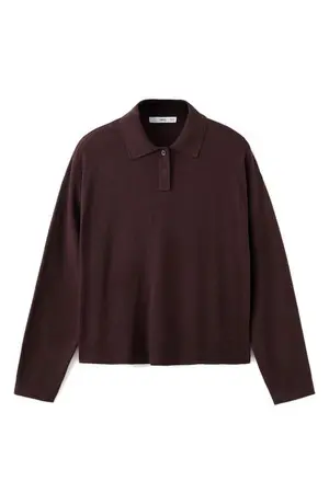 Mango Collared Polo Sweater