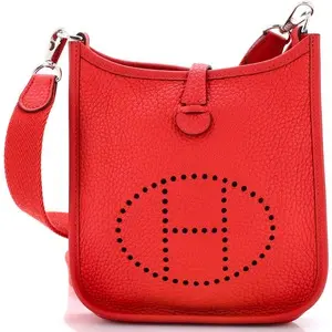 Hermès Evelyne Bag Gen III Clemence TPM Red