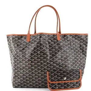 Goyard Saint Louis Tote Coated Canvas Gm - Brown