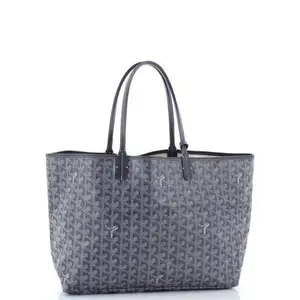 Goyard Saint Louis Tote Coated Canvas Pm - Grey